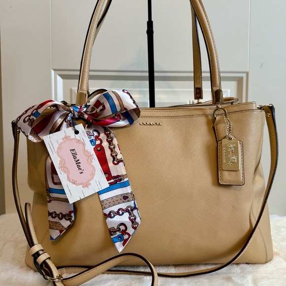 Coach | Bags | Coach Christin Large Leather Carry All Tote 6x 1x 4 ...